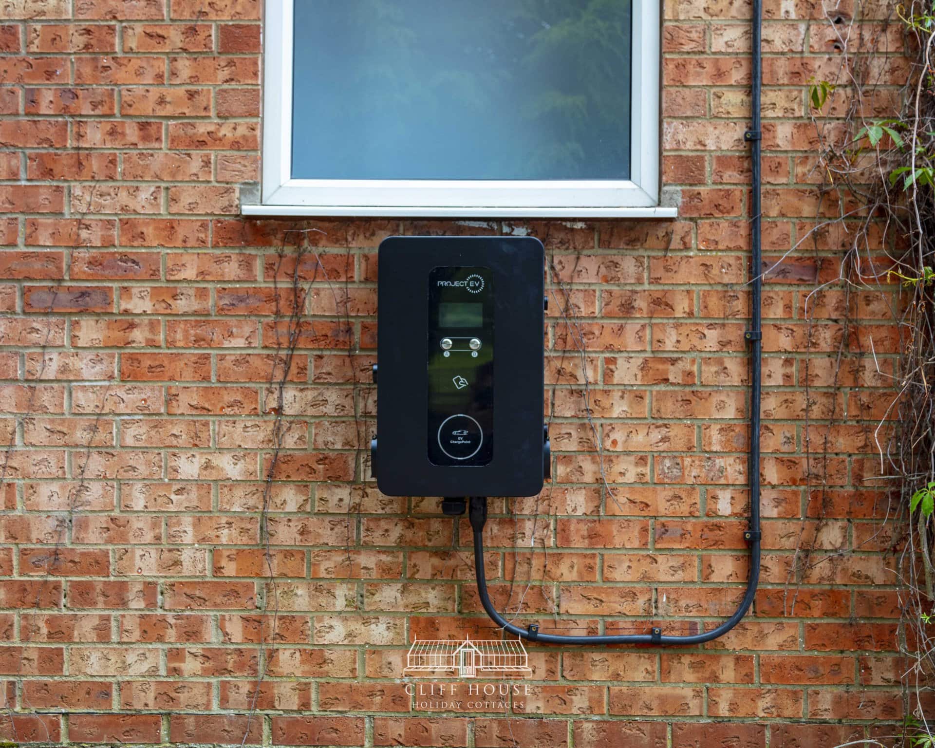 Electric Vehicle Charging Point at Cliff House Holiday Cottages - Self ...